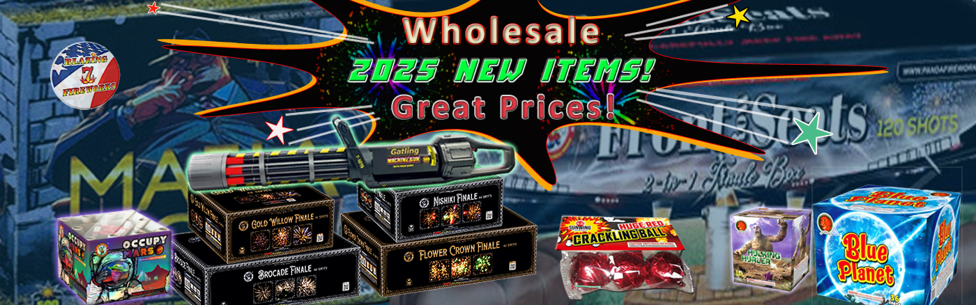 Wholesale Fireworks in TX | Blazing 7 Fireworks