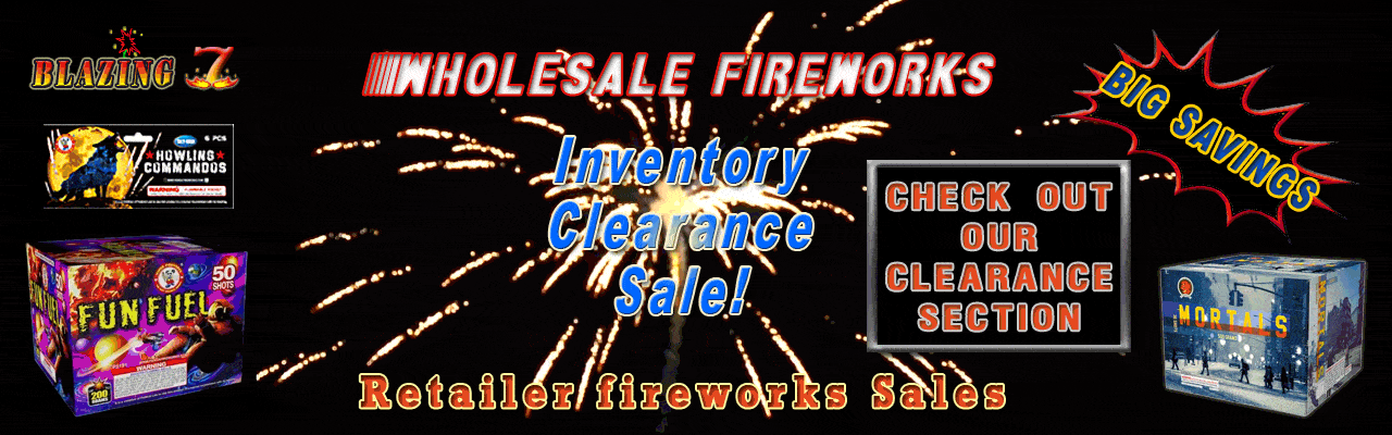 Wholesale Fireworks in TX | Blazing 7 Fireworks